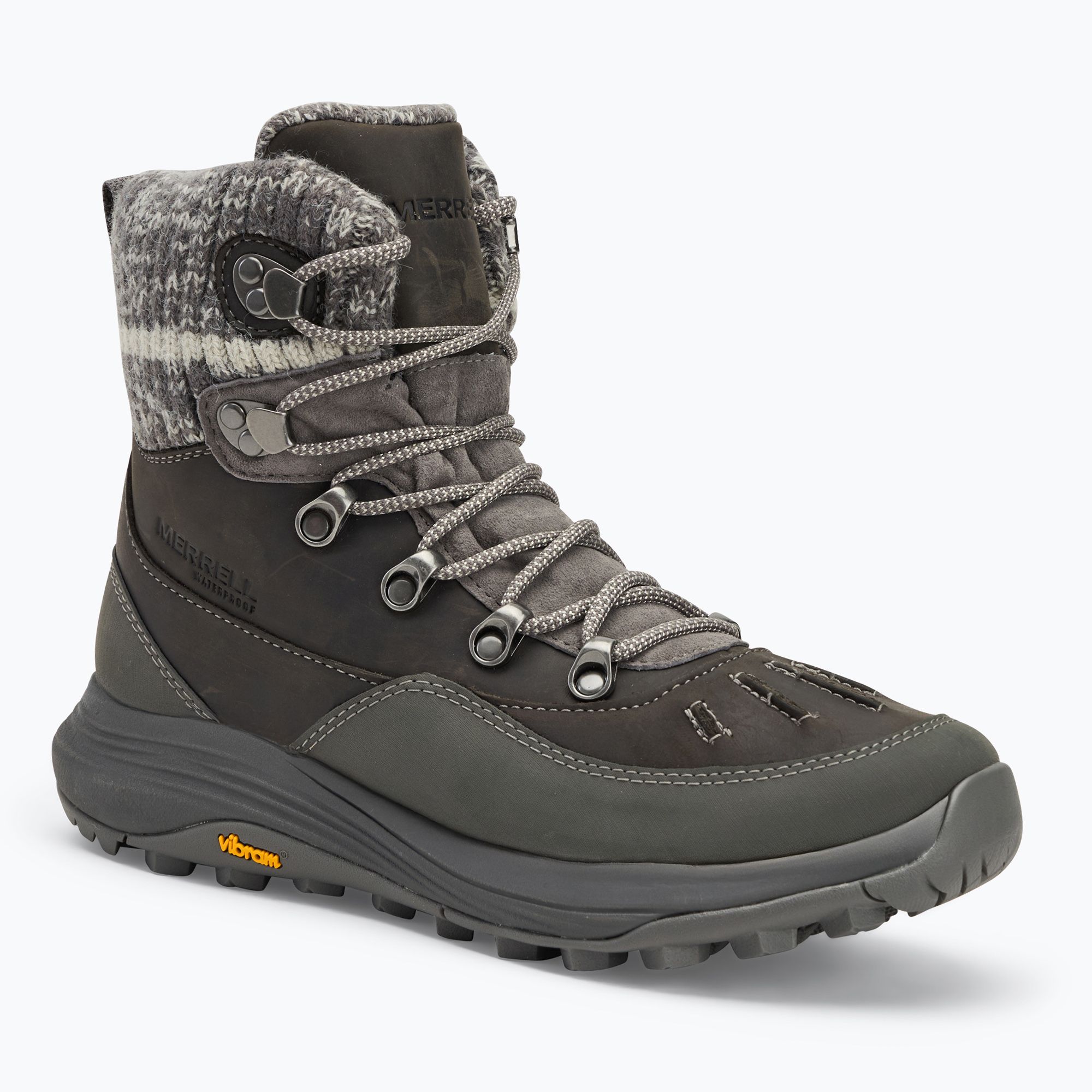 Stivali da neve da uomo Merrell Siren 4 Thermo Mid Zip WP black ...