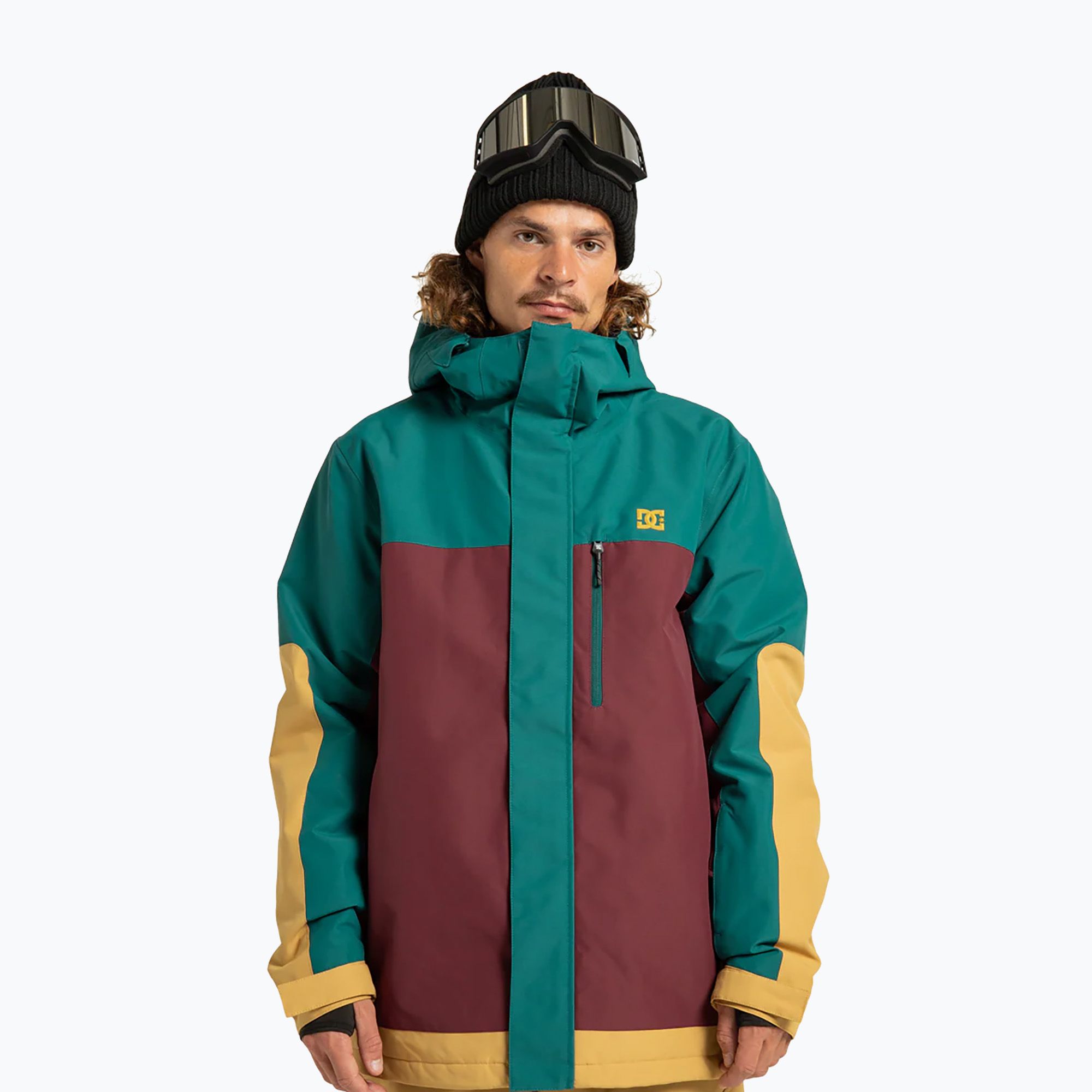 Giacca da snowboard uomo DC Defiant wine (ADYTJ03089-RSR0) - Sportano.it