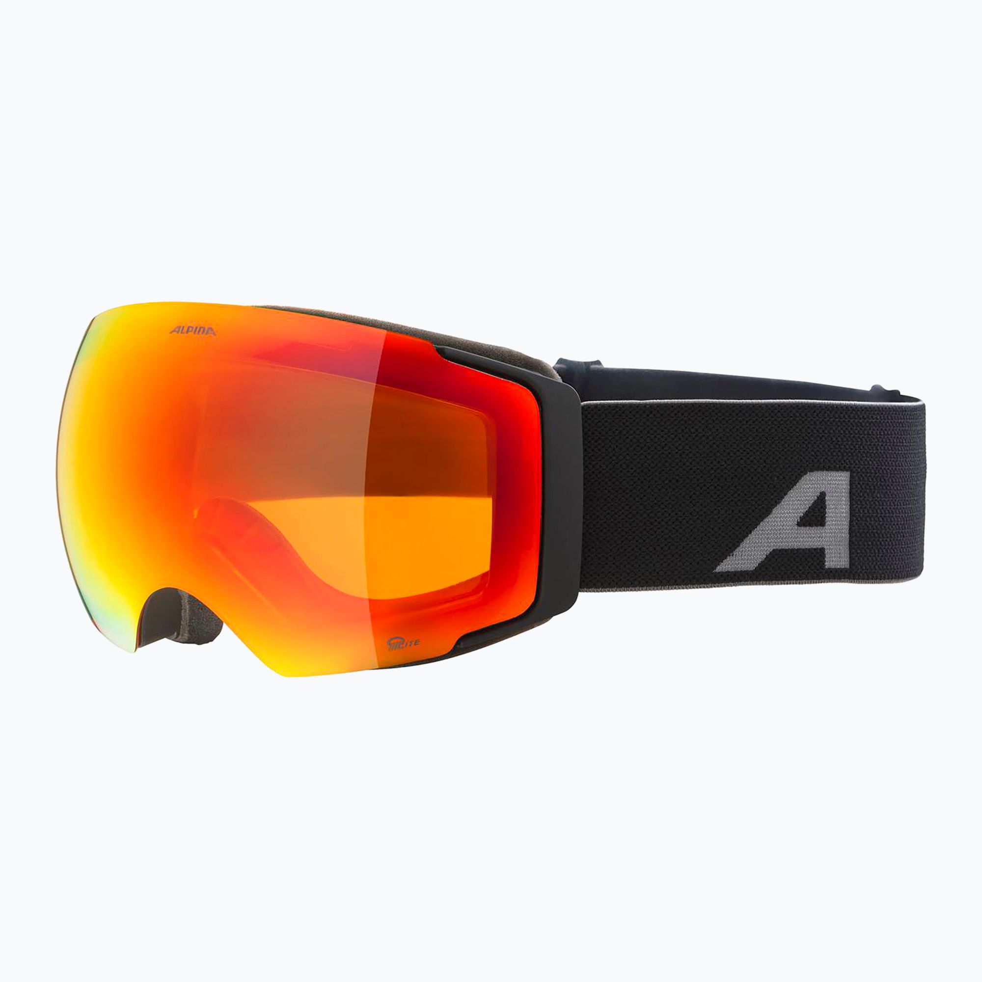 Maschera da sci Alpina Falera Mag Q-Lite black/green matt/green/pink ...