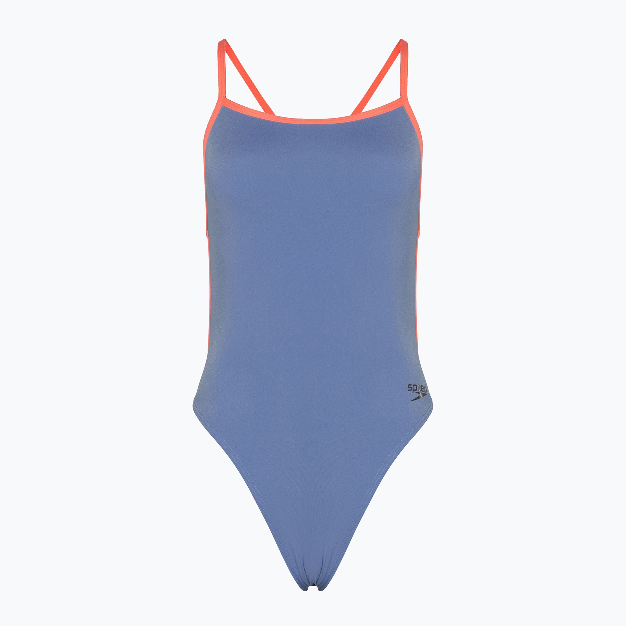Costume intero Speedo Solid Vback donna curioso blu/disco peach (8 ...